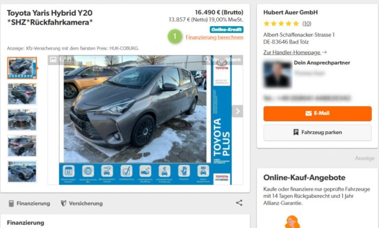 How To Find A Car In Germany On Internet