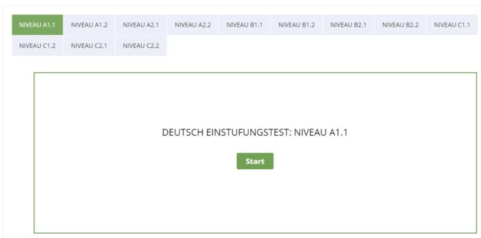 Top 10 German Language Level Test Tools Online Today